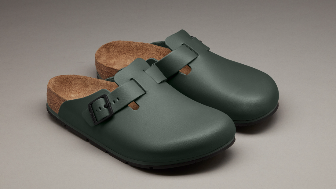 Boston Pro PU Coated Natural Leather - Professional Clogs - Birkenstock ...