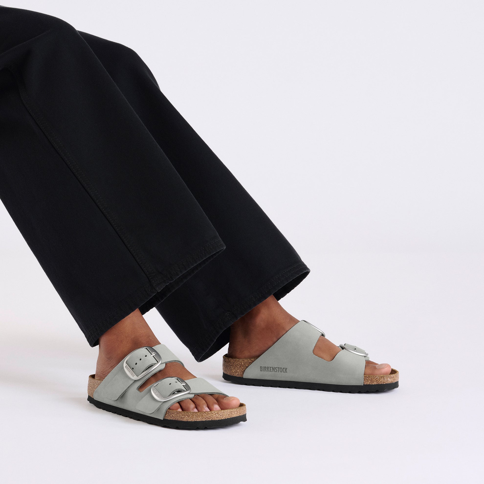 Birkenstock Arizona Big Buckle Pure Sage Nubuck Leather