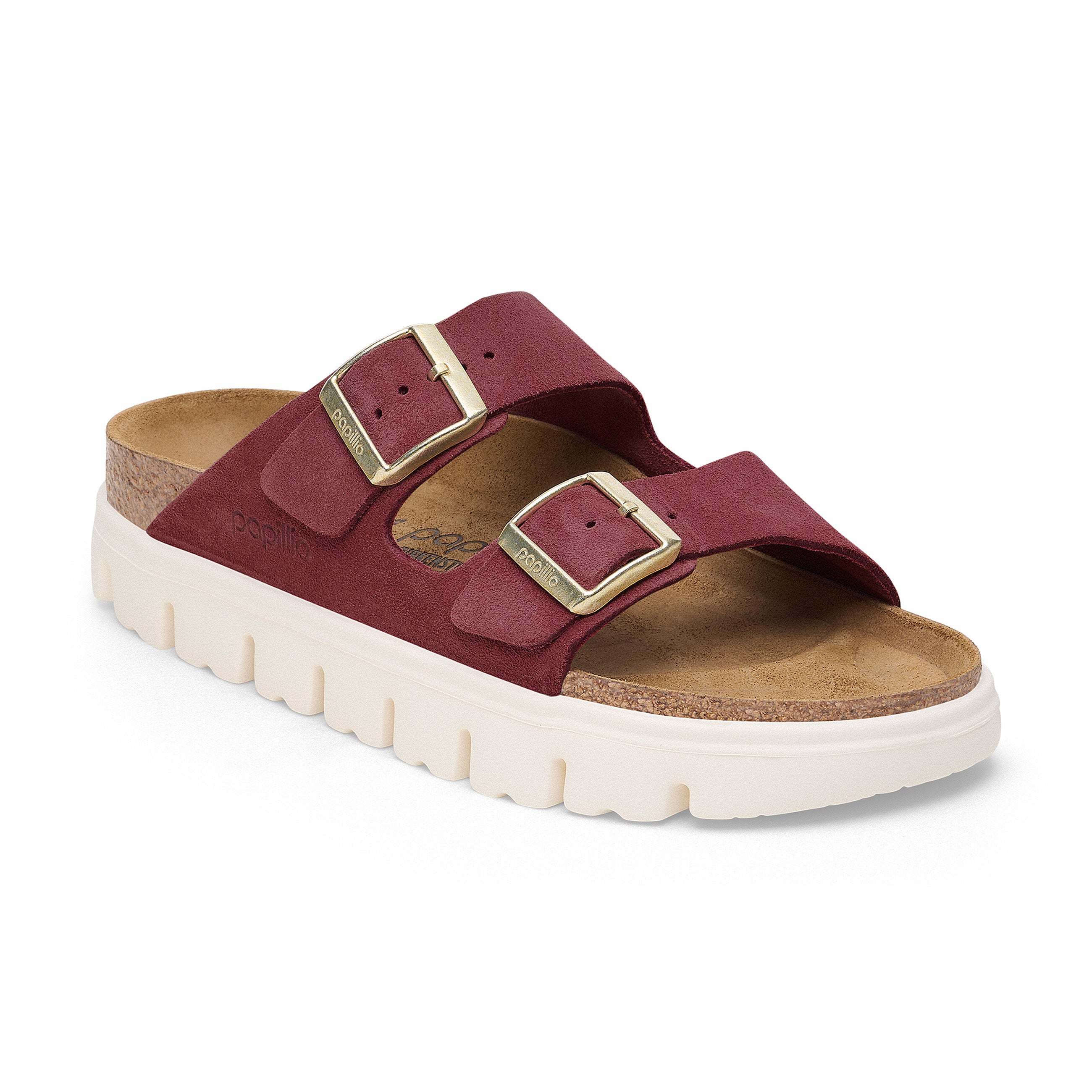 Arizona Chunky Berry Crush Suede Leather