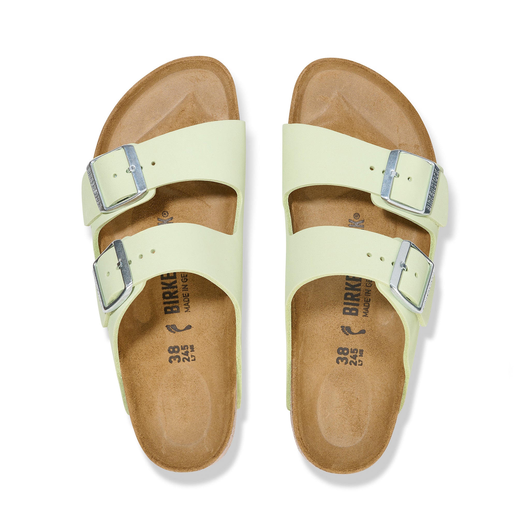 Arizona Faded Lime Nubuck Leather