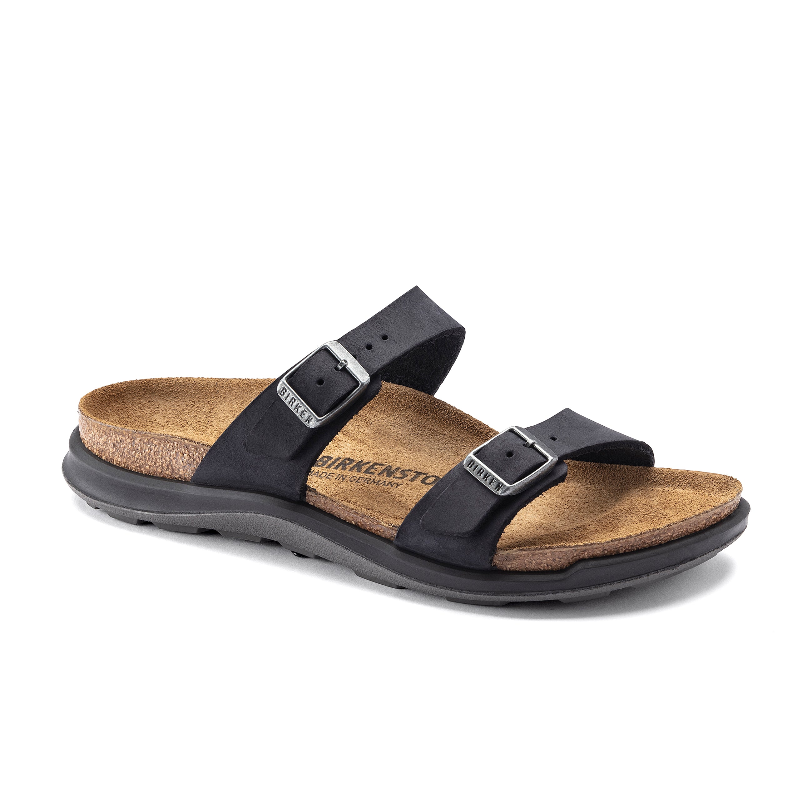 Birkenstock Sierra Cross Town Arctic Black Waxy Leather