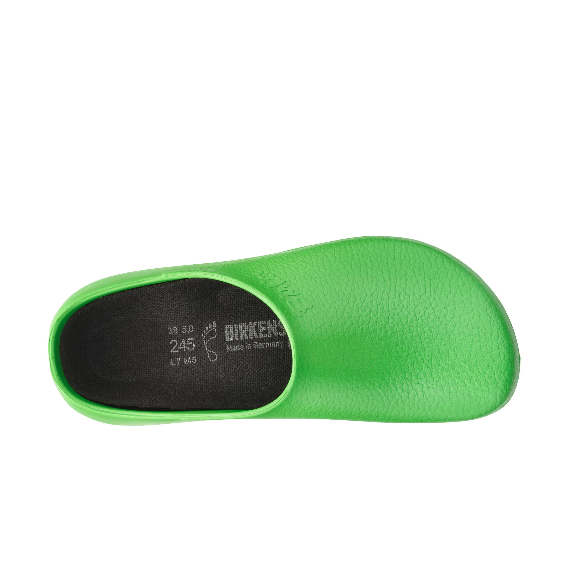 Birkenstock Super Birki Apple Green Polyurethane Clogs