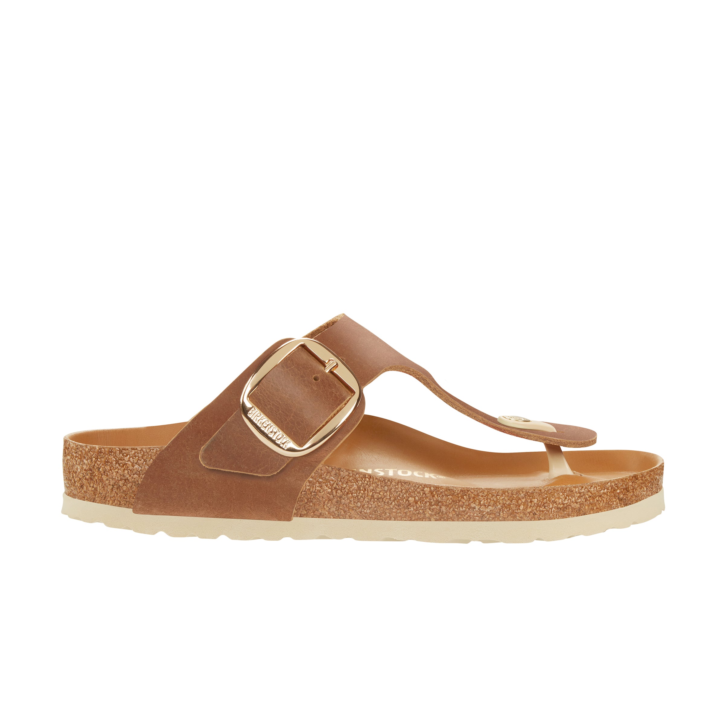 Birkenstock Gizeh Big Buckle Cognac Oiled Leather